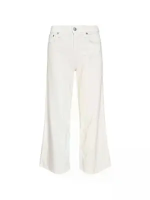 Rag & Bone High-rise Wide-leg Jeans - White