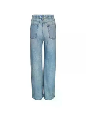 Rag & Bone Rb Miramar Denim-print Track Pants - Blue