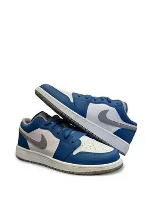 JORDAN 1 Low True Leather Sneakers - Blue