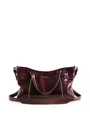 Zadig&Voltaire Madison Small Vintage Patent Bag - Red