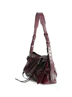 Zadig&Voltaire Madison Small Vintage Patent Bag - Red