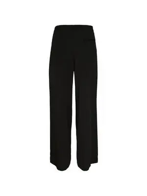 Y’s Drawstring Wide-leg Trousers - Black