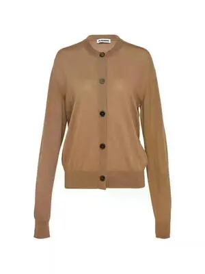 JIL SANDER Long-sleeve Cardigan - Brown