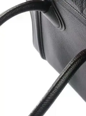 Celine 2000s Micro Luggage Tote Bag - Black
