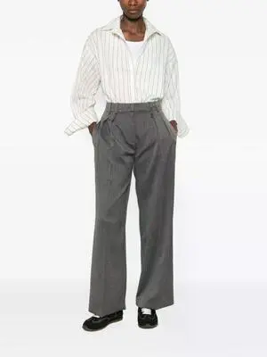 PATRIZIA PEPE Herringbone Pleated Trousers