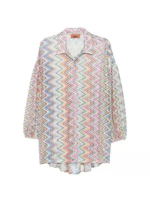 Missoni Zigzag Knit Shirt - Neutrals