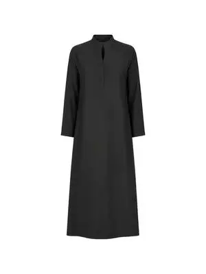 Ter Et Bantine Band-collar Midi Dress - Black