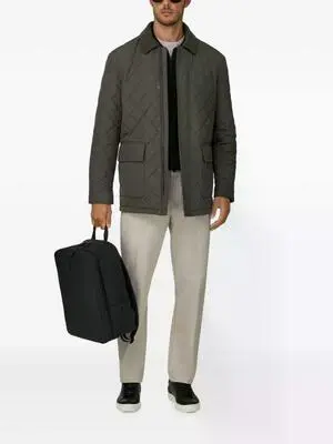 Boggi Milano Peacoat Padded In Technical Fabric - Grey