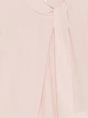 Patrizia Pepe Draped Long-sleeve Blouse - Pink