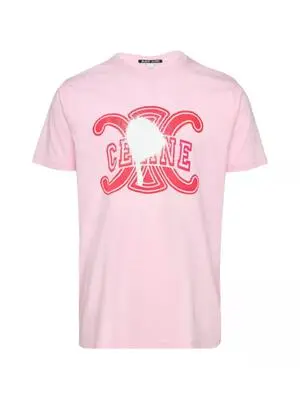 BLACK SCORE Graphic-print Crew-neck T-shirt - Pink