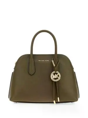 Michael Kors Freddie Dome-shaped Leather Tote Bag - Green