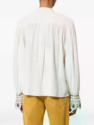 MARANT ETOILE Monique Embroidered Broderie Anglaise Blouse
