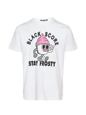 BLACK SCORE Graphic-print T-shirt - White