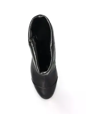 Isabel Marant Étoile Leather Foldover Ankle Boots - Black
