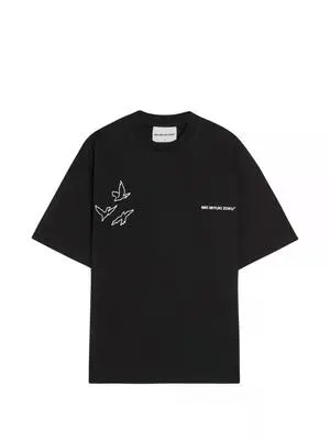 MKI MIYUKI ZOKU Flight Graphic-print T-shirt - Black