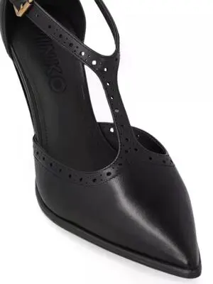 Pinko Brogue Detail T-bar Pumps