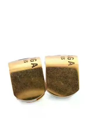Balenciaga 2010s Logo Earrings