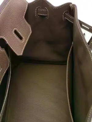 Hermès 2010s Birkin 25 Togo Tote Bag - Brown