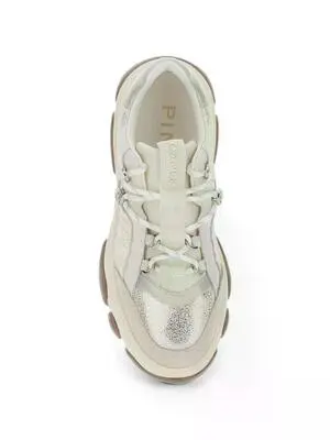 Pinko Panelled Glitter-effect Sneakers