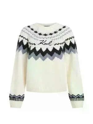 Karl Lagerfeld Alpine Knitted Sweater