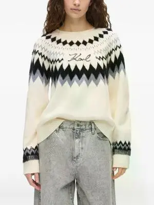 Karl Lagerfeld Alpine Knitted Sweater