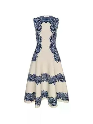 Ulla Johnson Iona Jacquard Knit Midi Dress - Neutrals