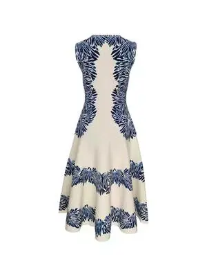 Ulla Johnson Iona Jacquard Knit Midi Dress - Neutrals