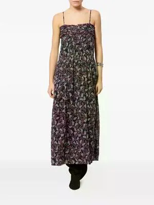 MARANT ETOILE Demy Printed Cotton Voile Maxi Dress
