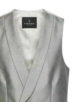 FRANKS Frank Double-breasted Jacquard Waistcoat