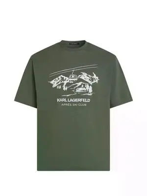 Karl Lagerfeld Après Ski Club T-shirt - Green