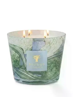 BAOBAB COLLECTION Marius Marbled-glass Four-wick Scented Candle - Green