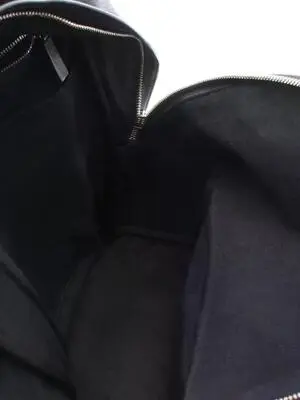 Balenciaga Leather Logo Print Backpack
