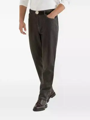 Brunello Cucinelli Virgin Wool Flannel Five-pocket Trousers