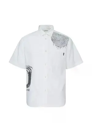 Undercover Graphic-print Short-sleeve Shirt - White
