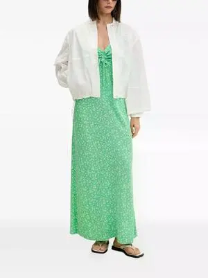 Rip Curl Floral Print V-neck Maxi Dress