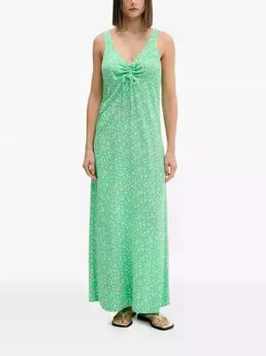 Rip Curl Floral Print V-neck Maxi Dress
