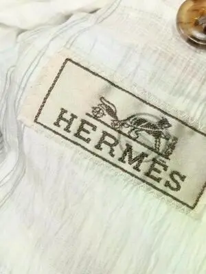 Hermès 2010s Single-breasted Check Blazer