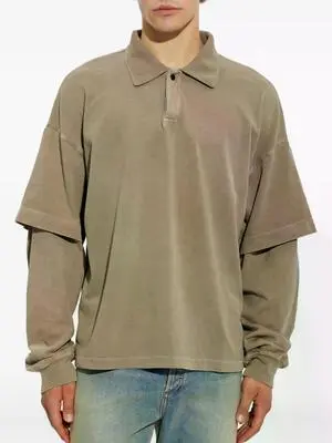 AGOLDE Layered-sleeve Polo Shirt