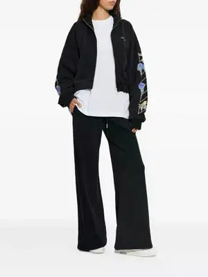 Off-White Bookish Logo-print Track Pants - Black