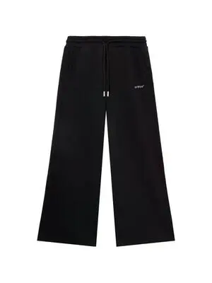 Off-White Bookish Logo-print Track Pants - Black