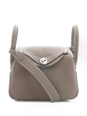 Hermès 2020 Mini Lindy Tote Bag - Brown