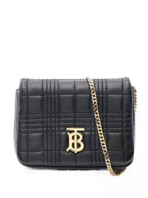 Burberry 2010s Quilted Chain Shoulder Bag - Black