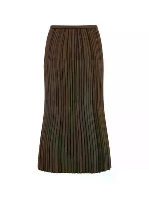 Marni Ribbed-knit Midi Skirt