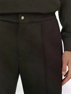 Boggi Milano Joggers In Wool-blend Wooltech