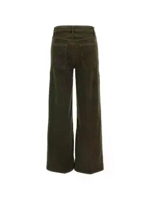 FRAME Corduroy-texture Palazzo Pants