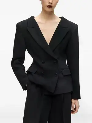 Karl Lagerfeld Karl Studio Wide Shoulder Blazer