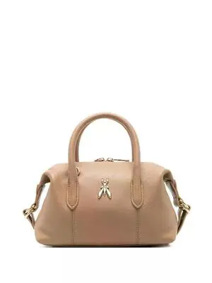 Patrizia Pepe Mini Leather Tote Bag - Neutrals