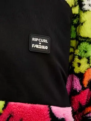 Rip Curl X Farm Rio Blooming Floral Print Fleece Panel Jacket