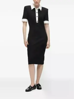 Karl Lagerfeld Contrast Collar Dress