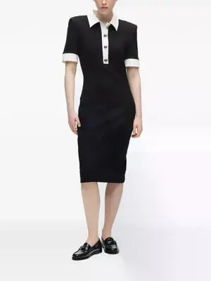 Karl Lagerfeld Contrast Collar Dress